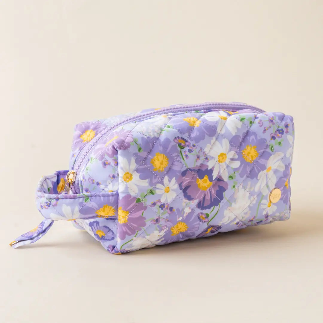 Purple Essentials Quilted Cosmetic Pouch – Embellish Boutique Owensboro