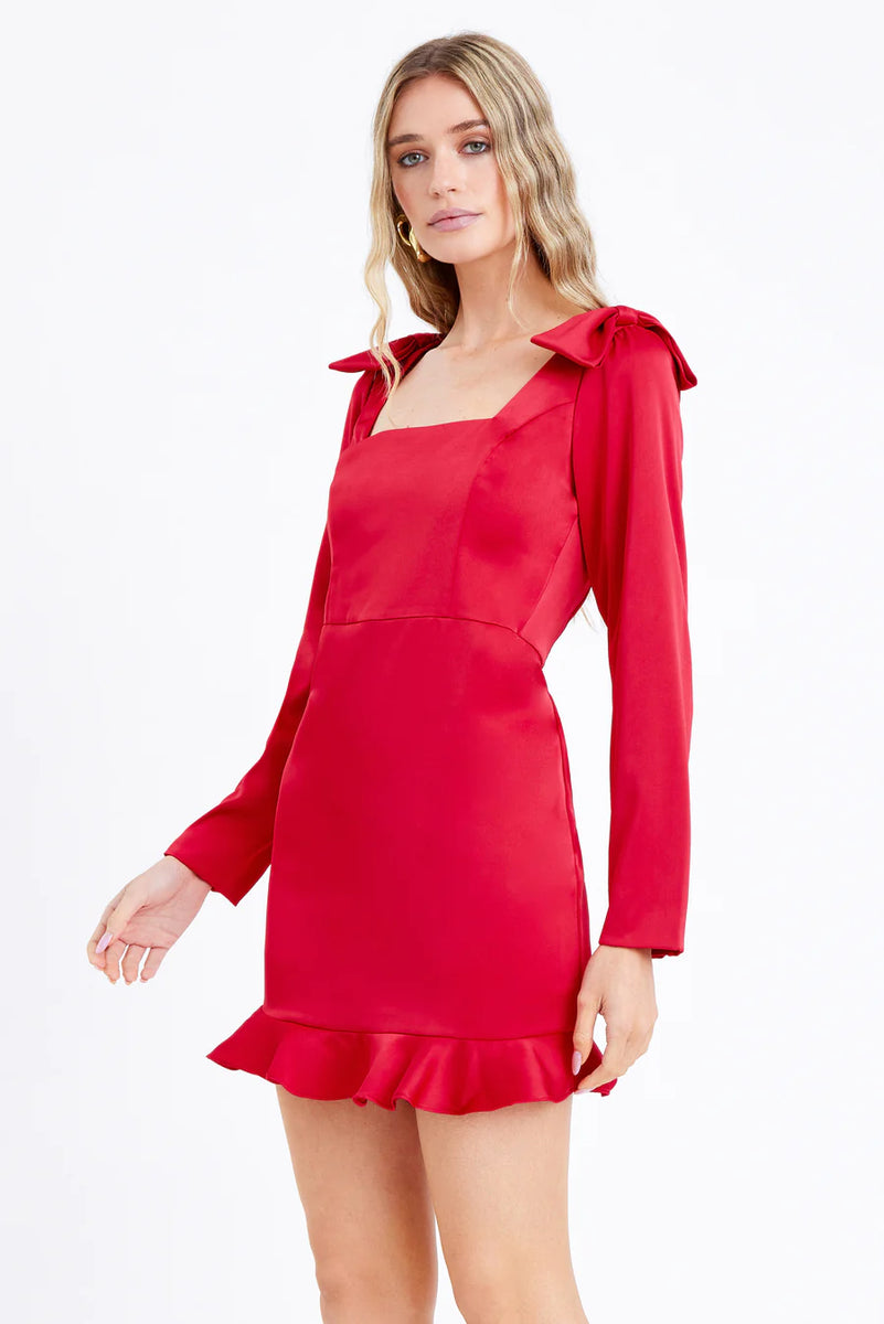 Ashley bow satin mini – Embellish Boutique Owensboro